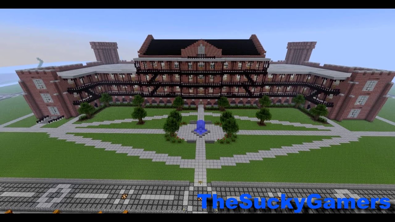 Minecraft Build: Woods Hall - The University of Alabama - YouTube