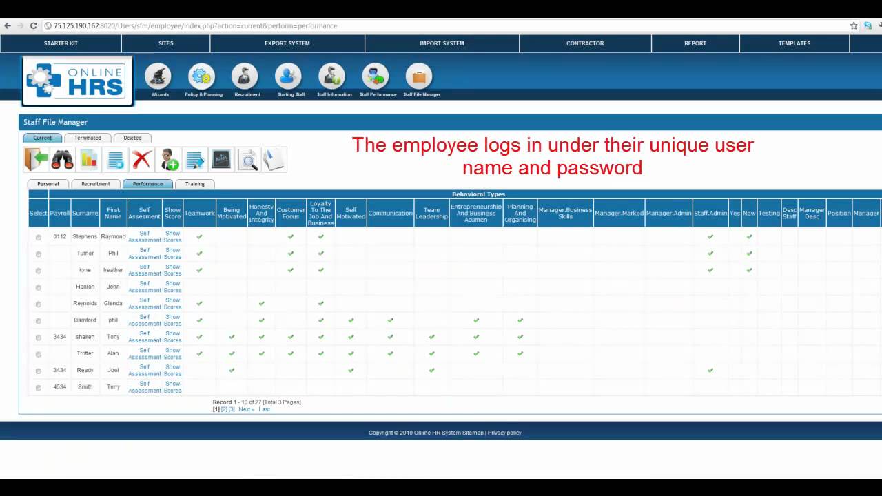 How to use the Performance Review Module in the Online HRS system - YouTube