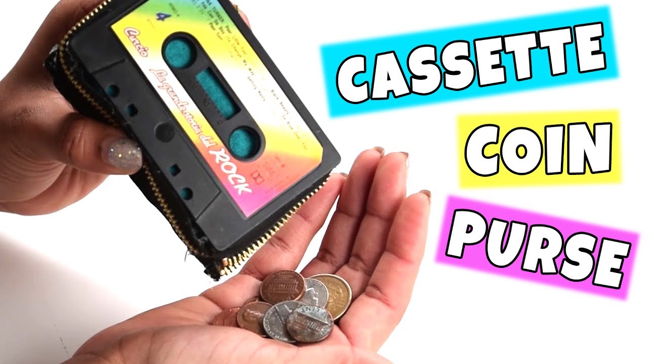 Cassette Tape Coin Purse | DIY Coin Purse Tutorial by Blossom - YouTube