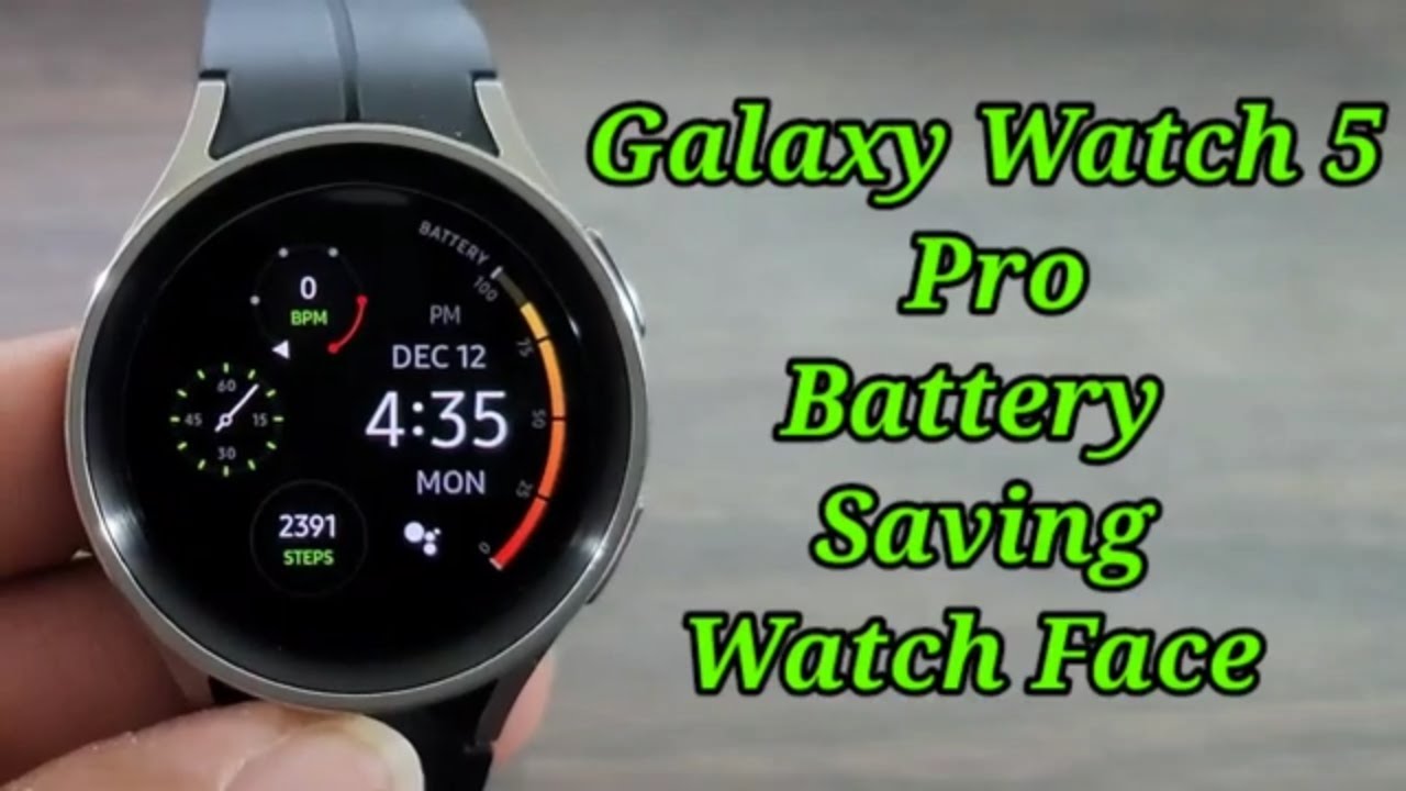 Galaxy Watch 5 Pro Premium Watch Face - YouTube