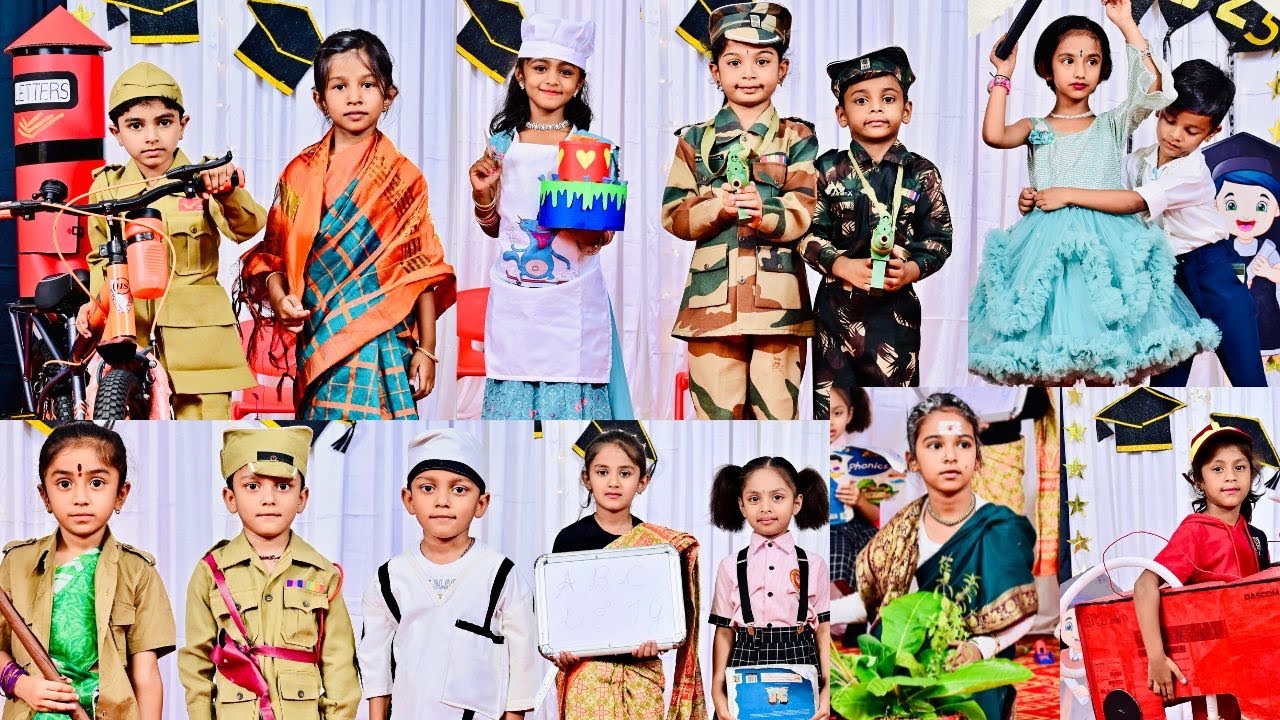 Community Helpers Song |community helper Fancy Dress Nursery |Unsung ...