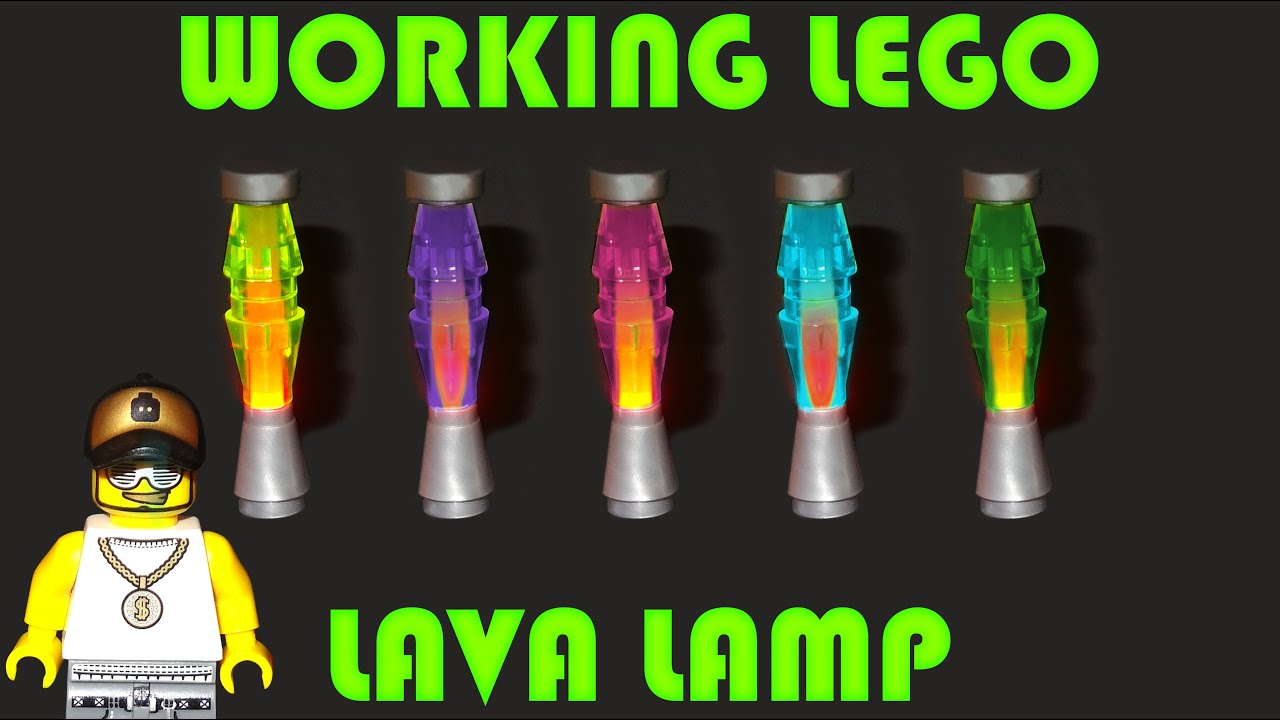 How To Build A Working Lego Lava Lamp - Actually Glows! - YouTube