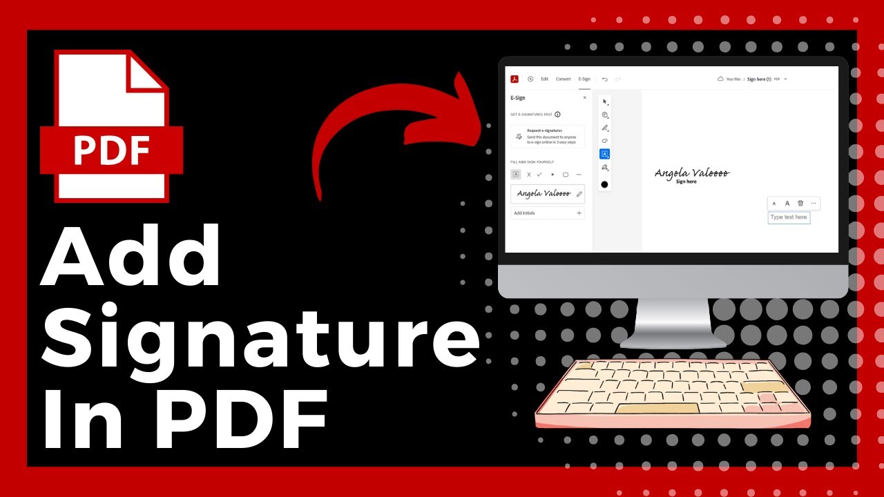 How To Add Signature In PDF (Update) - YouTube