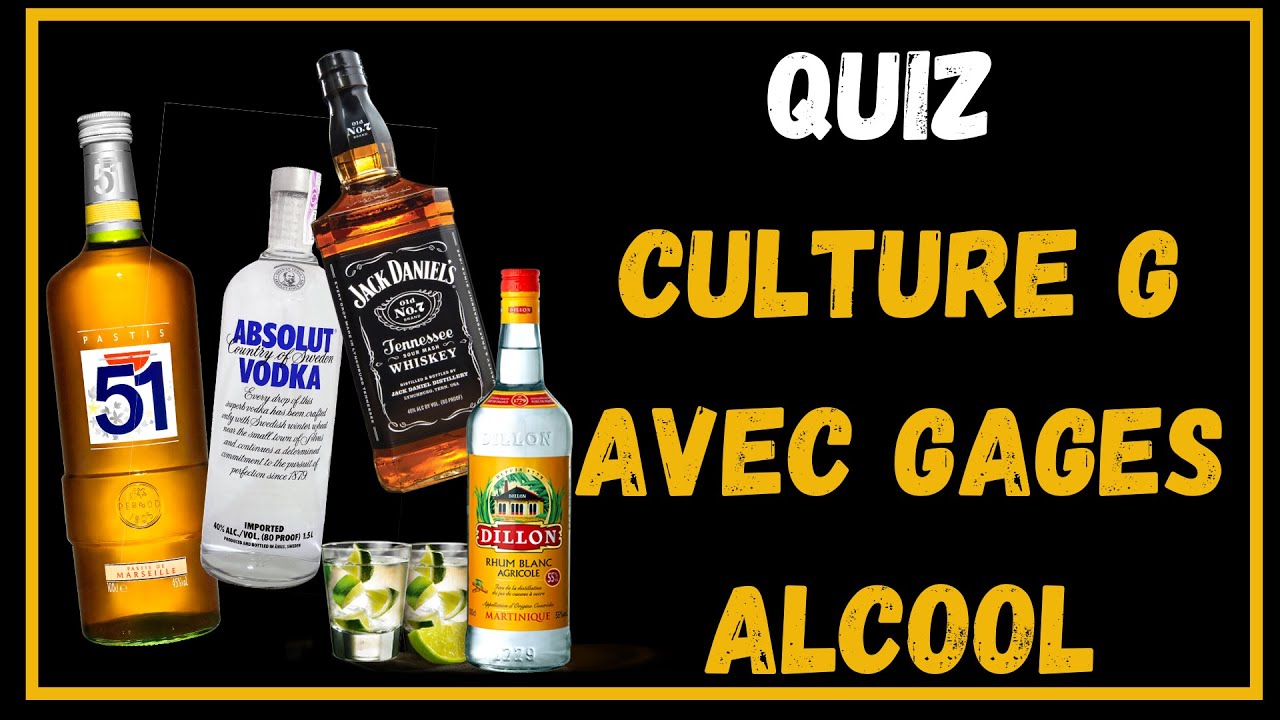 Quizz culture générale avec gages alcool 🍺🍷🍺 Quiz soirée alcool ! - YouTube