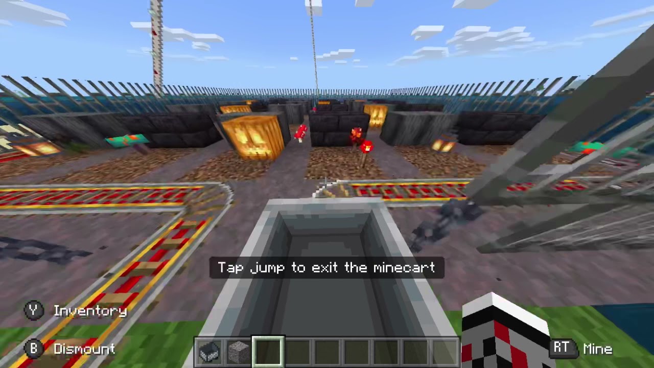 Mine cart ride/build showcase | Minecraft - YouTube