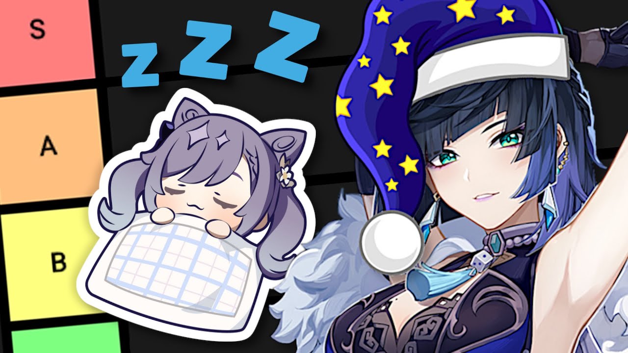 Ranking Genshin Characters at a SLEEPOVER?! 🛏️🌙 - YouTube