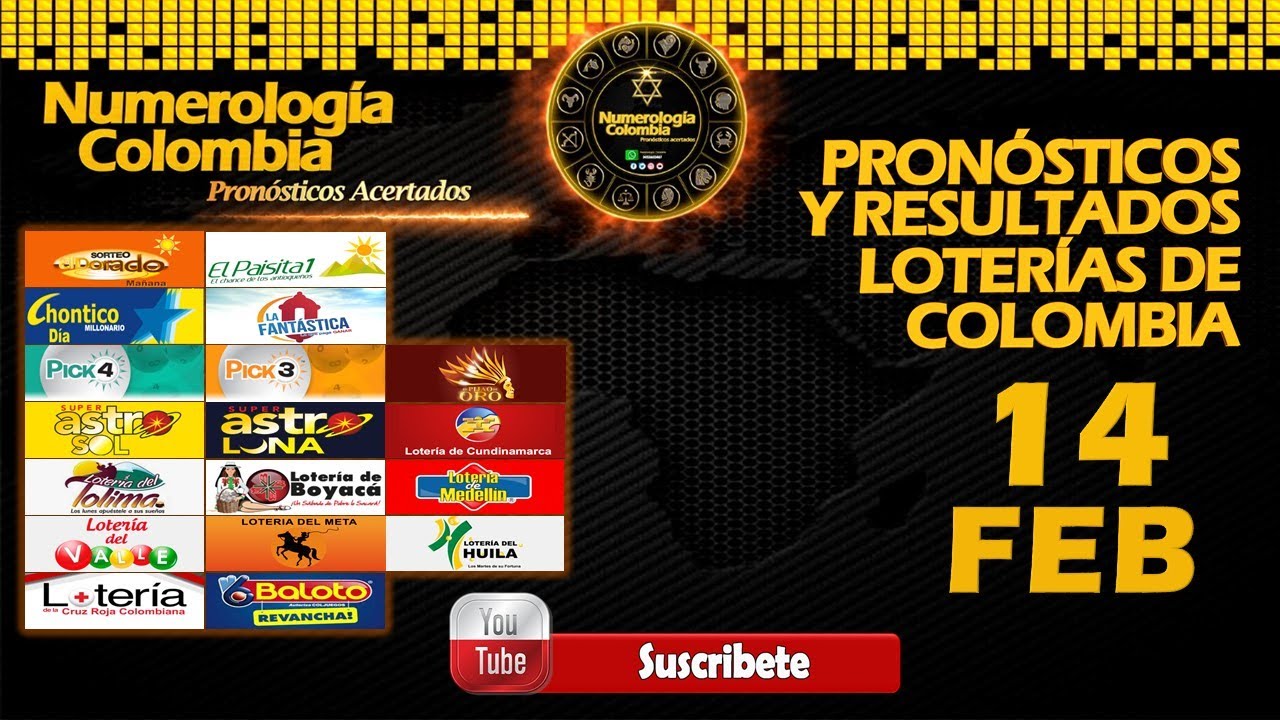 Pronósticos para el 14 de Febrero de 2021 y Resultados Loterías y ...