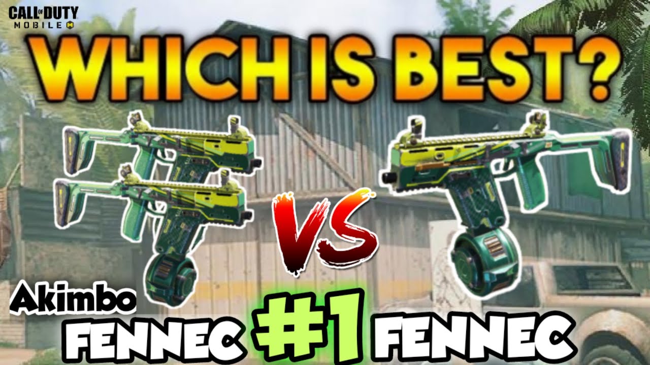 Call Of Duty Mobile : Double FENNEC VS FENNEC (which is best gun?) SMG ...