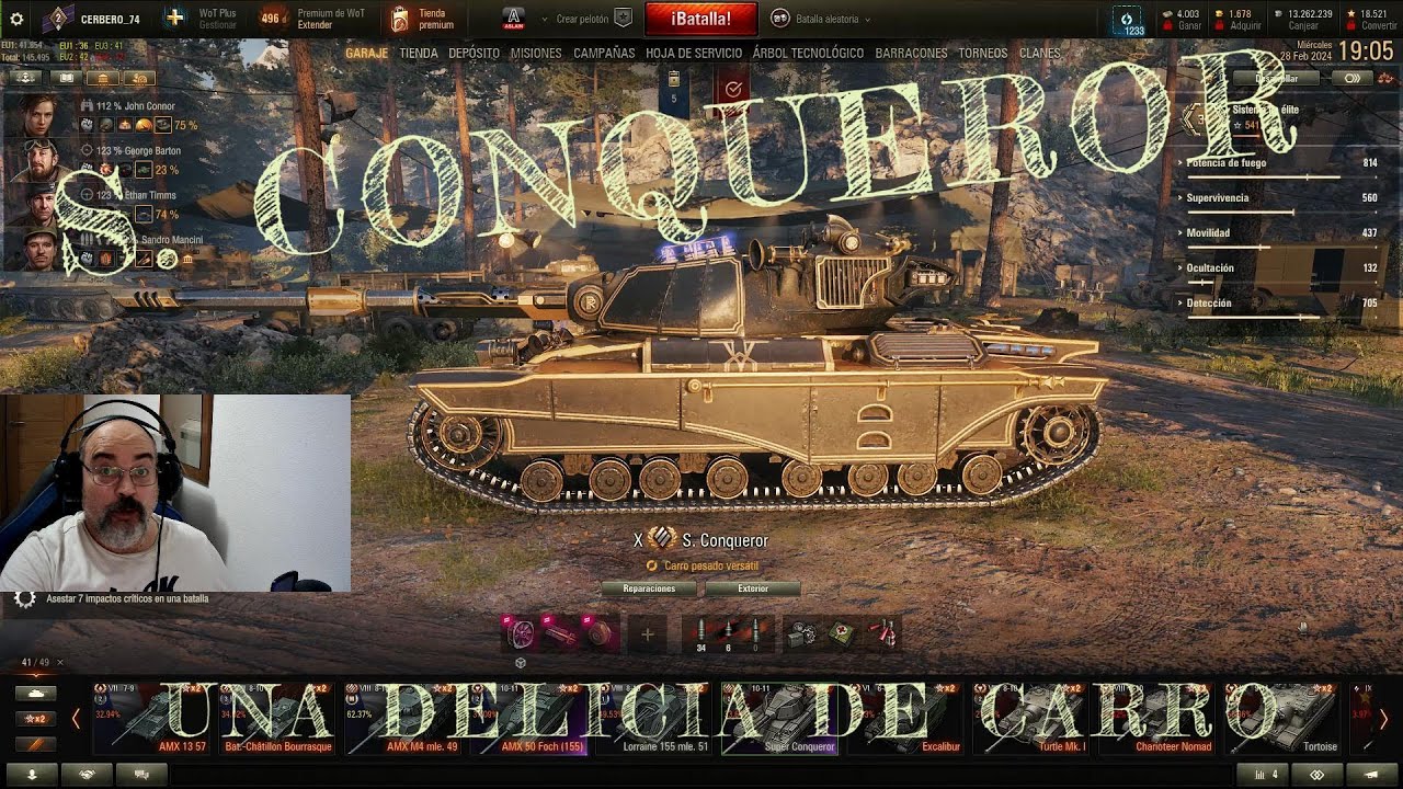 SUPER CONQUEROR -WORLD OF TANKS - YouTube
