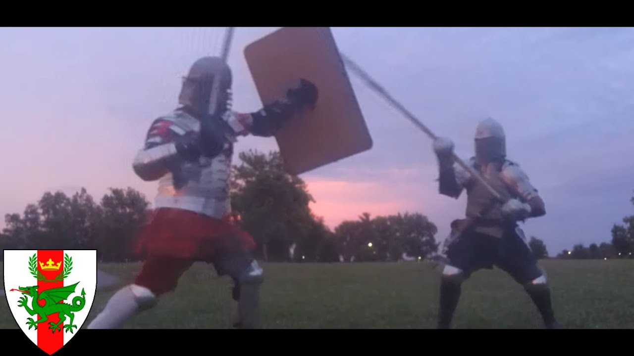 SCA Flaming Gryphon Fight Practice 28JUL22 - YouTube