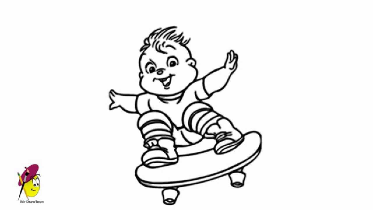 Draw Alvin and the chipmunks - How to draw Alvin and the chipmunks ...