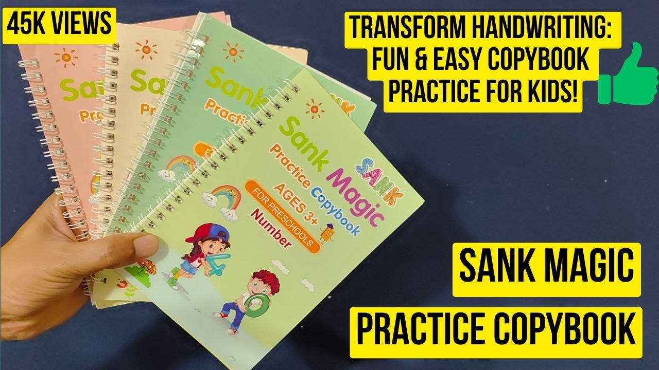 Sank Magic Practice copybook video 2022 HINDI | Best Practice copy book ...