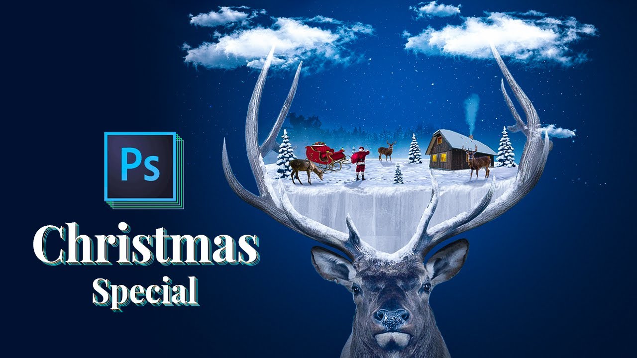 Christmas special Photoshop manipulation tutorial | Santa Claus 2020 ...