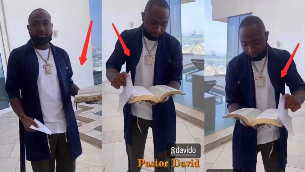 Davido turn to Pastor and Drop Music Career as he was catch Preaching ...