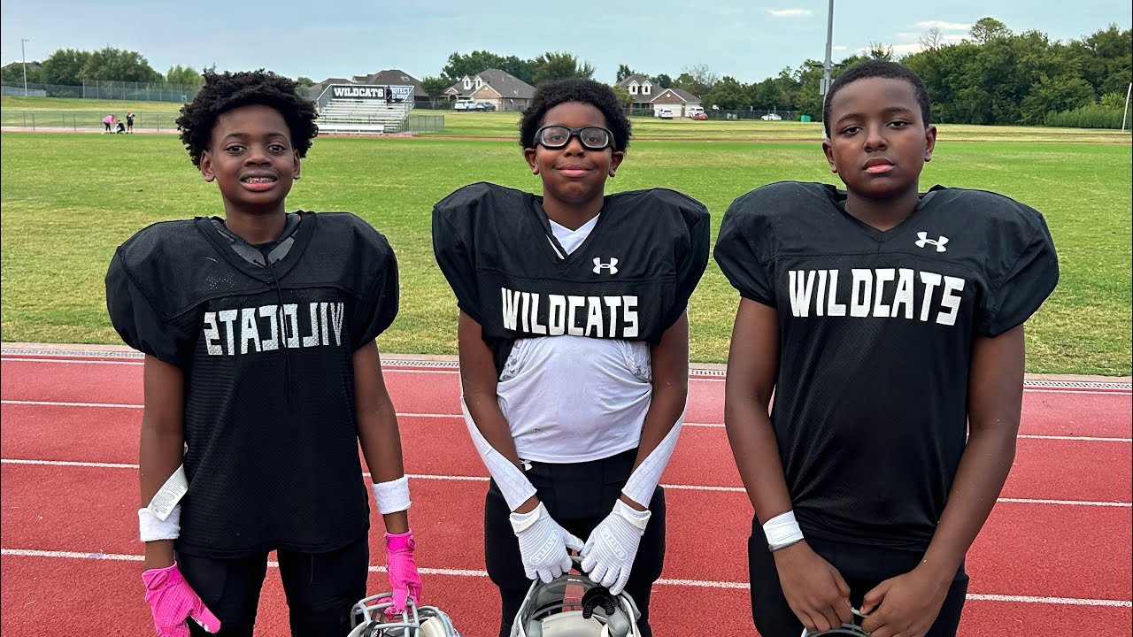 7th Grade A-Team Brooks Wester Middle School Football - YouTube