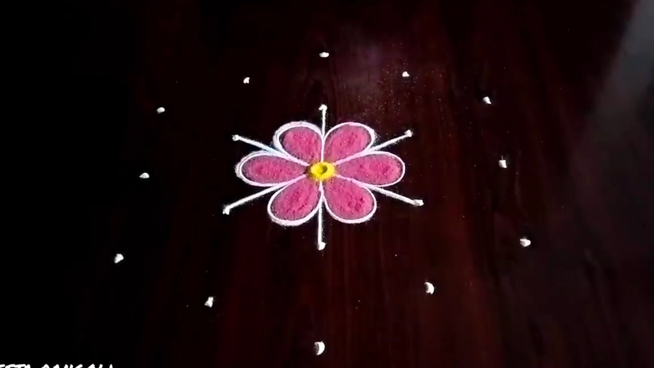 2 beautiful daily kolams (5×3) dot's.... simple easy latest daily ...