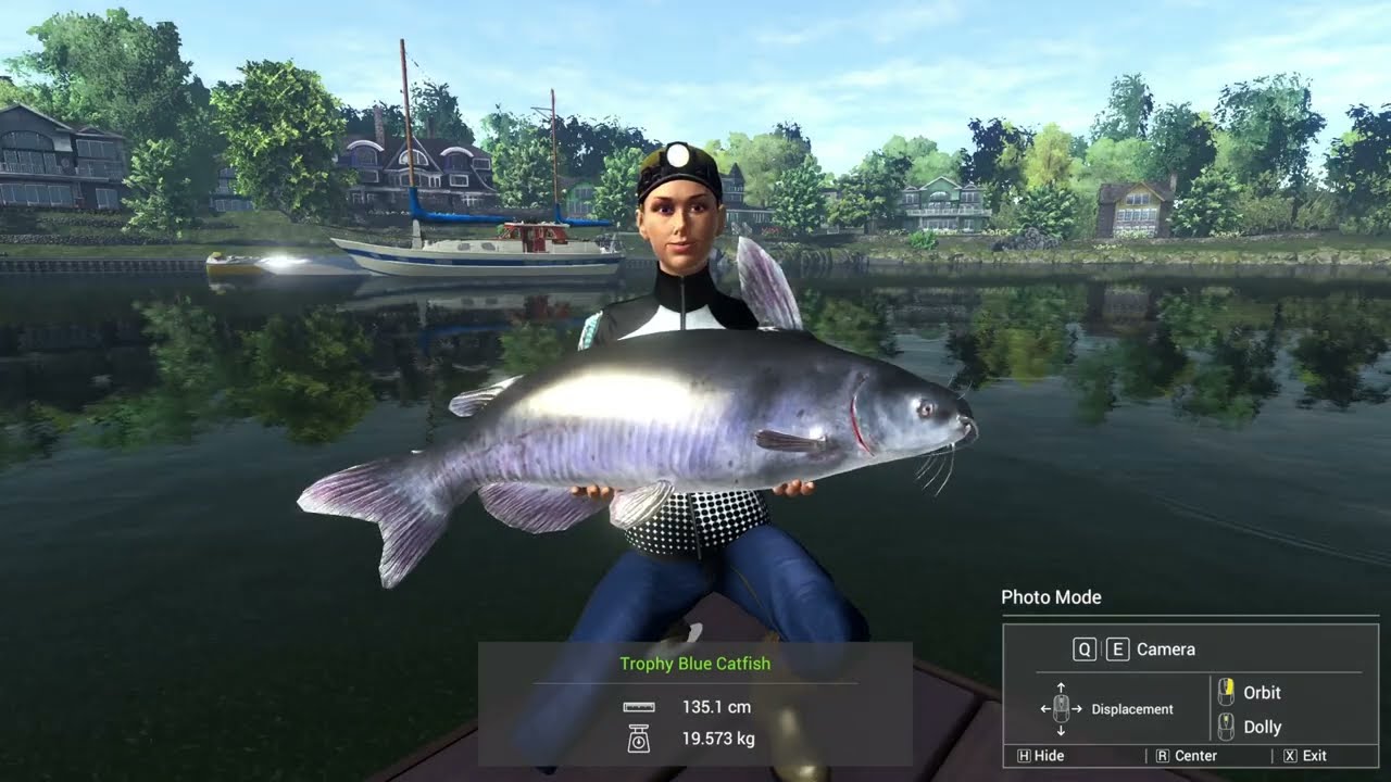 Catching a big fish, Trophy Blue Catfish, Saint - Croix lake, Fishing ...