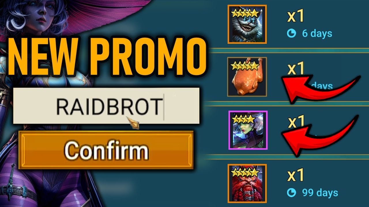 FREE 5 Star Chicken & Madame Serris. *NEW CODE* [ Raid Shadow Legends ...