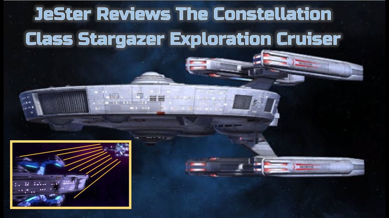 Star Trek Online, JeSter Reviews The Constellation Class Heavy Cruiser ...