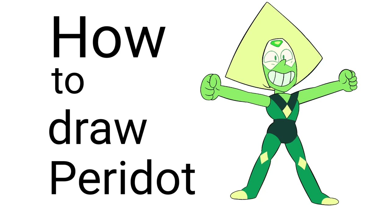 How to draw peridot - YouTube