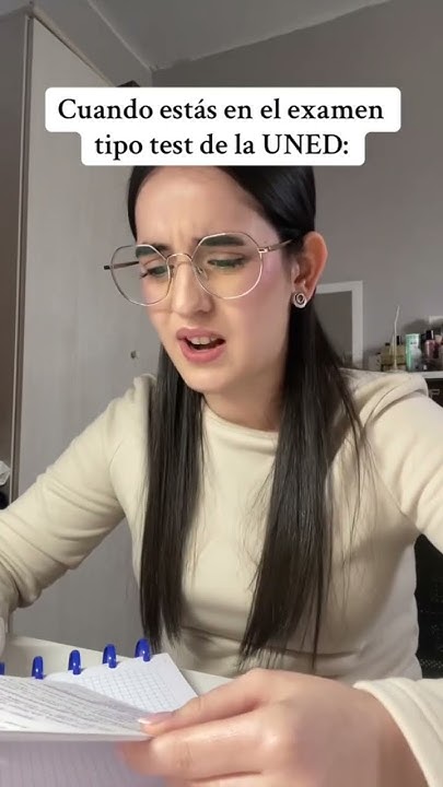 Así se sienten los exámenes de la UNED #uned #psicologia #examen - YouTube
