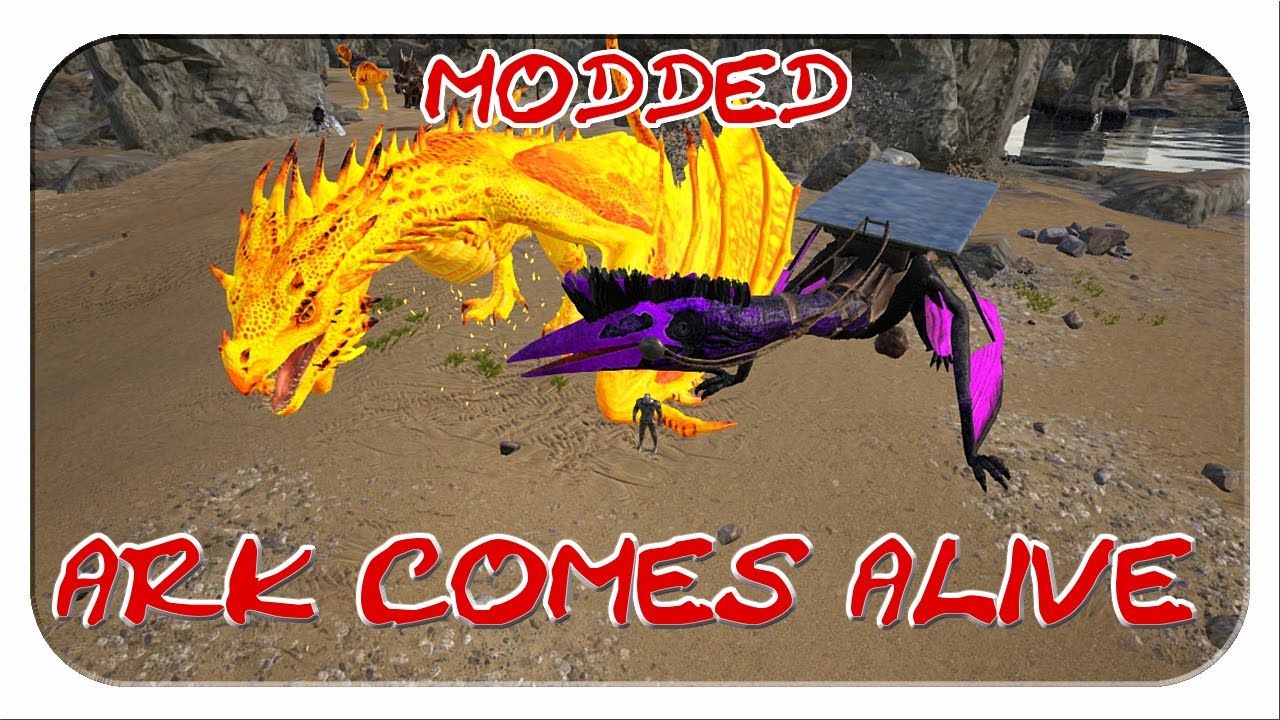 MODDED ARK: Comes alive - ALPHA WYVERN! EXPLORER QUETZAL! (Season1 ...