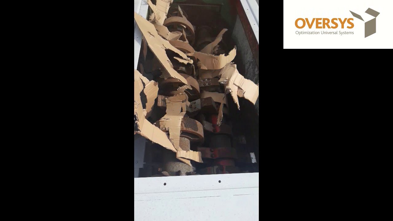 VIDEO OVERSYS U50930819 HOCKER POLYTECHNIK PHSH-1400 SHREDDER - YouTube