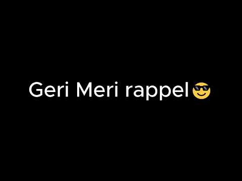 Geri Meri rappel😎 (Official Music Video)