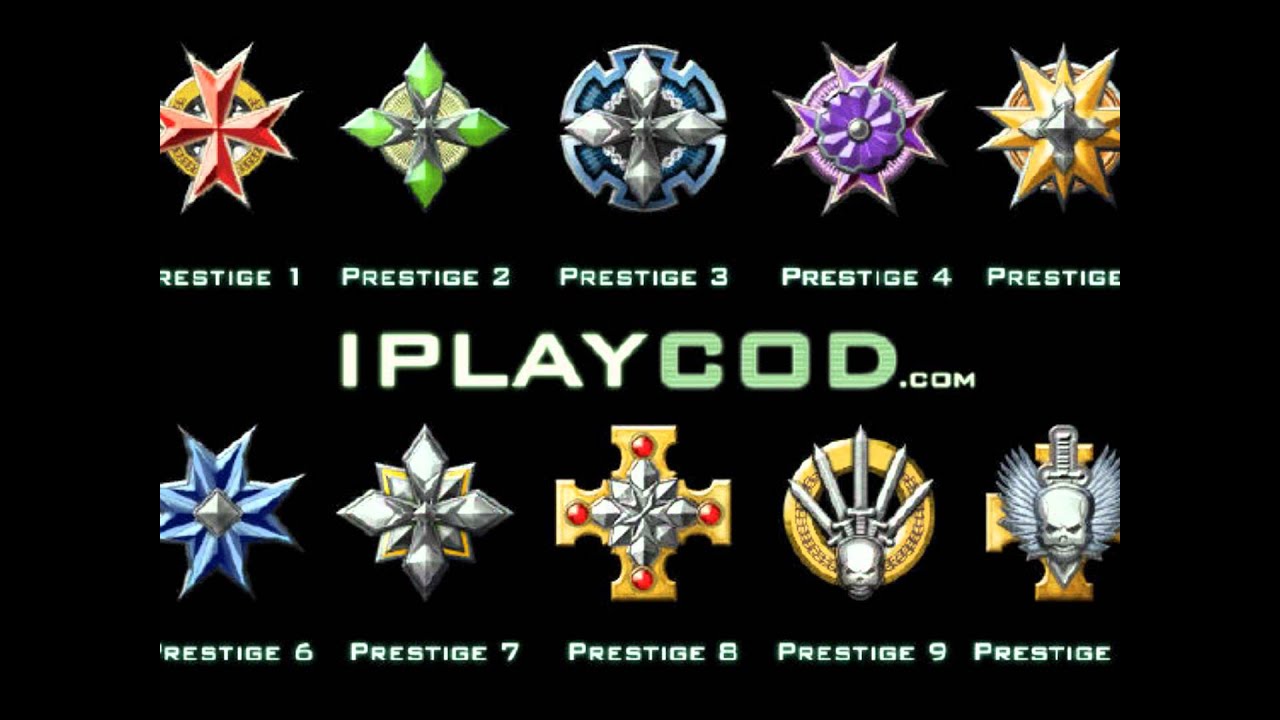 COD 8 Prestige Emblems - YouTube