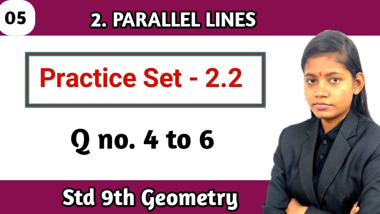 9th class math part 2 chapter 2 practice set 2.2 geometry question 4 to ...