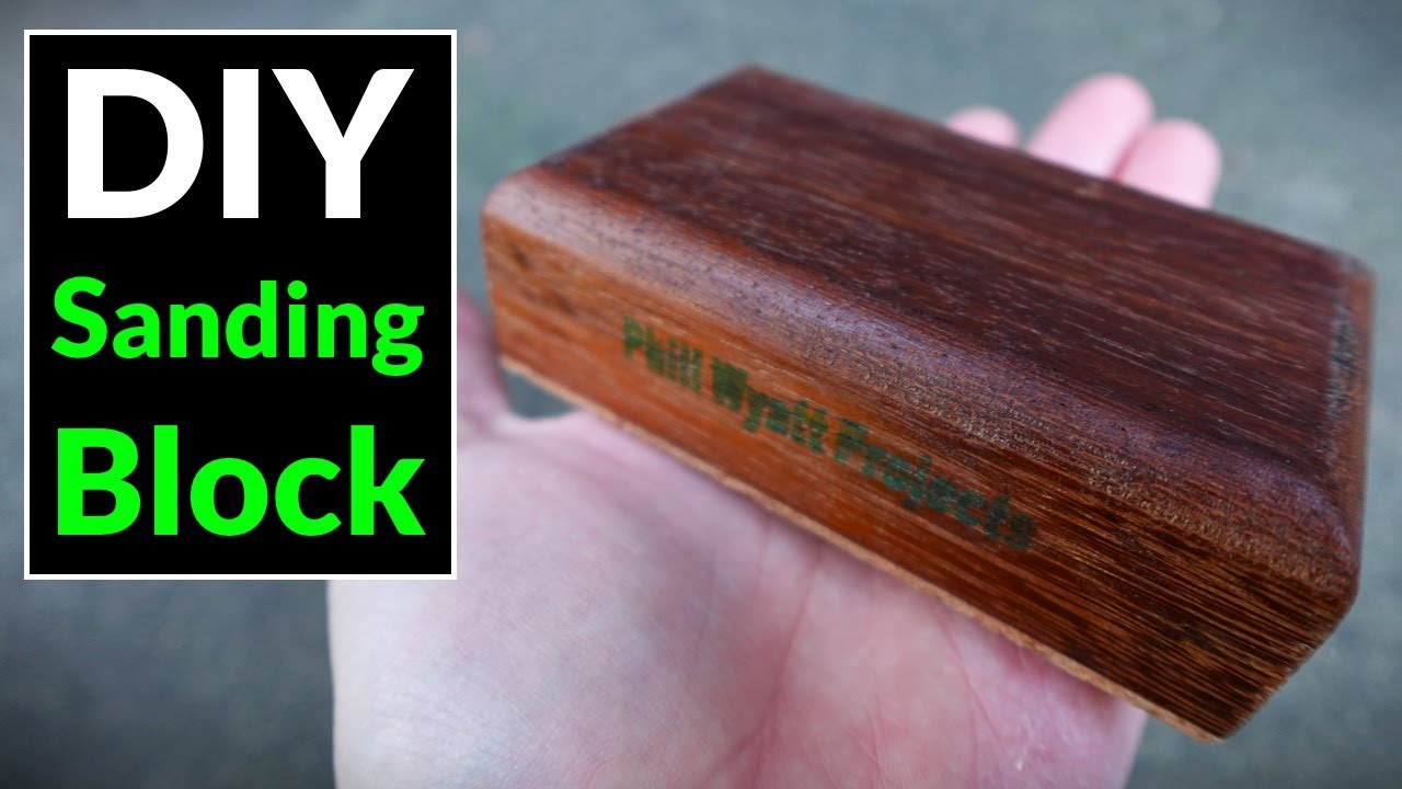 How to Make a Simple Sanding Block - YouTube