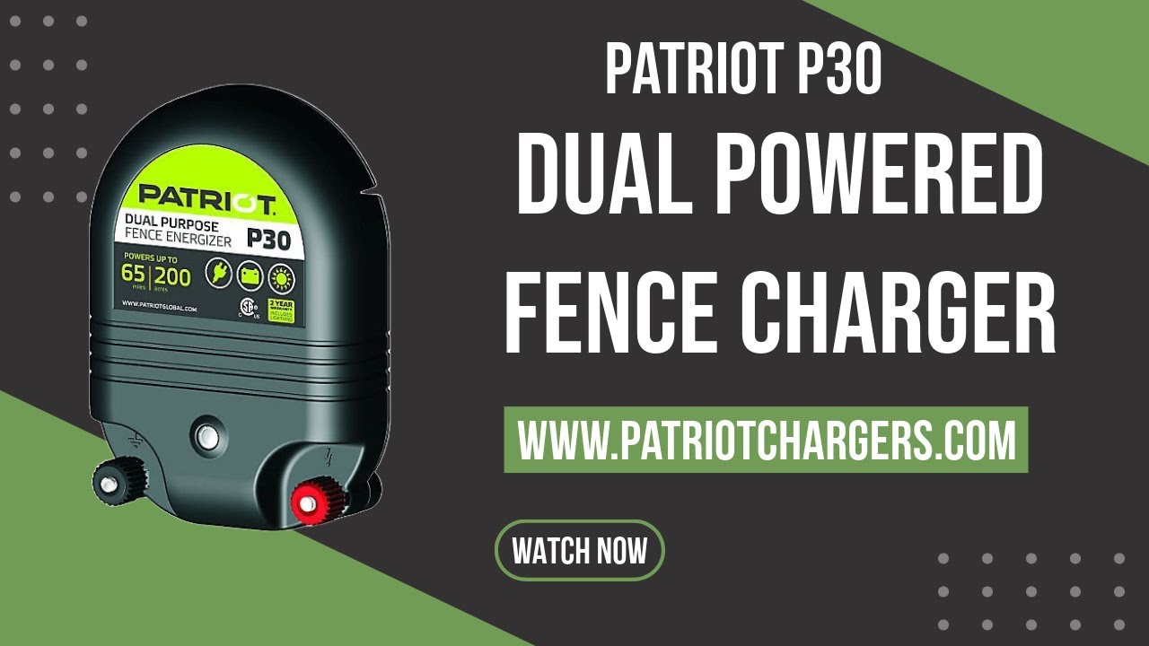 Product Review - Patriot P30 electric fence charger by trutest - YouTube