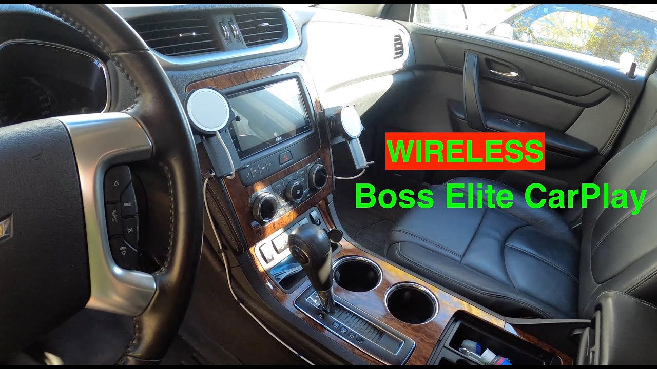 Boss Elite BE950WCPA WIRELESS CarPlay - YouTube