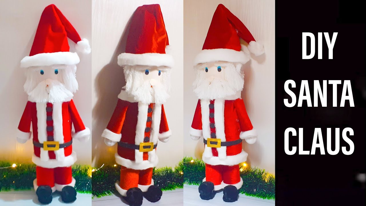 Santa Claus DIY Crafts/How to make santa/Christmas Decor DIY Projects ...