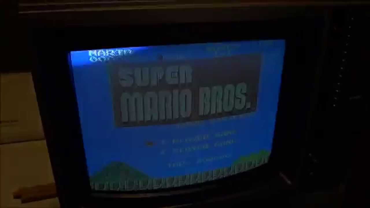 Sony trinitron from oct 1978 playing super mario bros. - YouTube