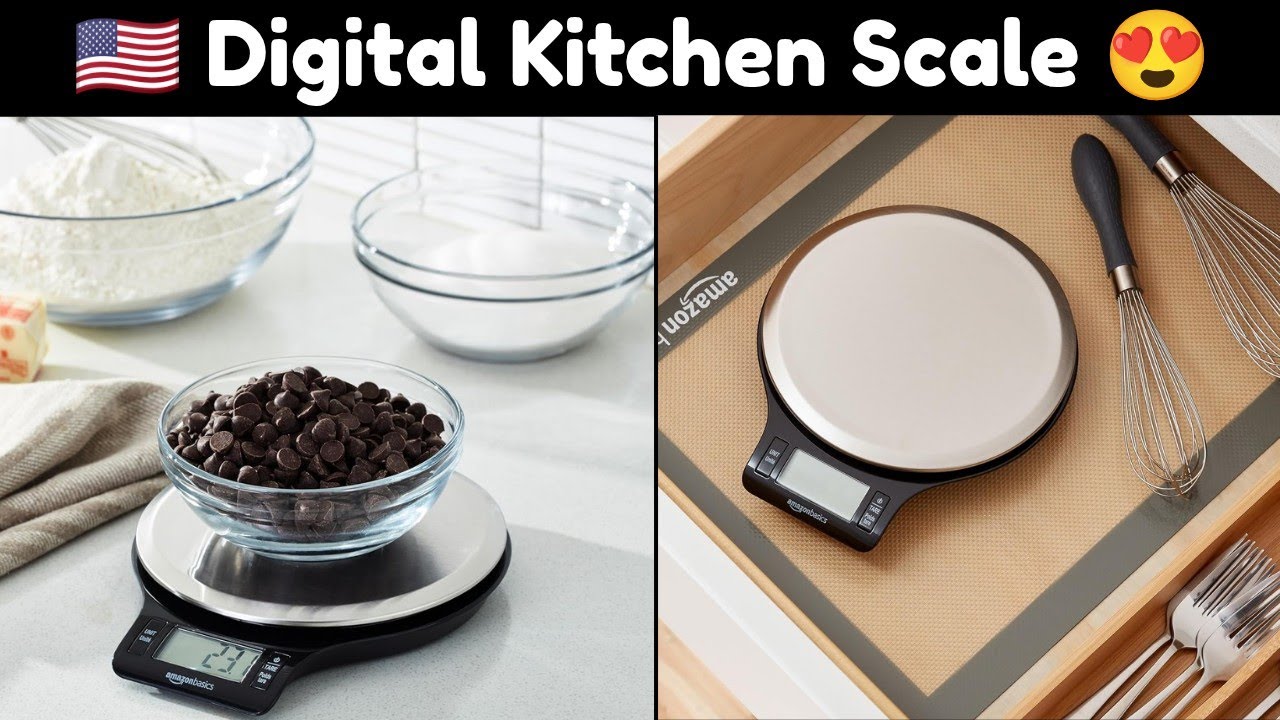 Digital Kitchen Scale with LCD Display – Stainless Steel | Amazon Finds ...