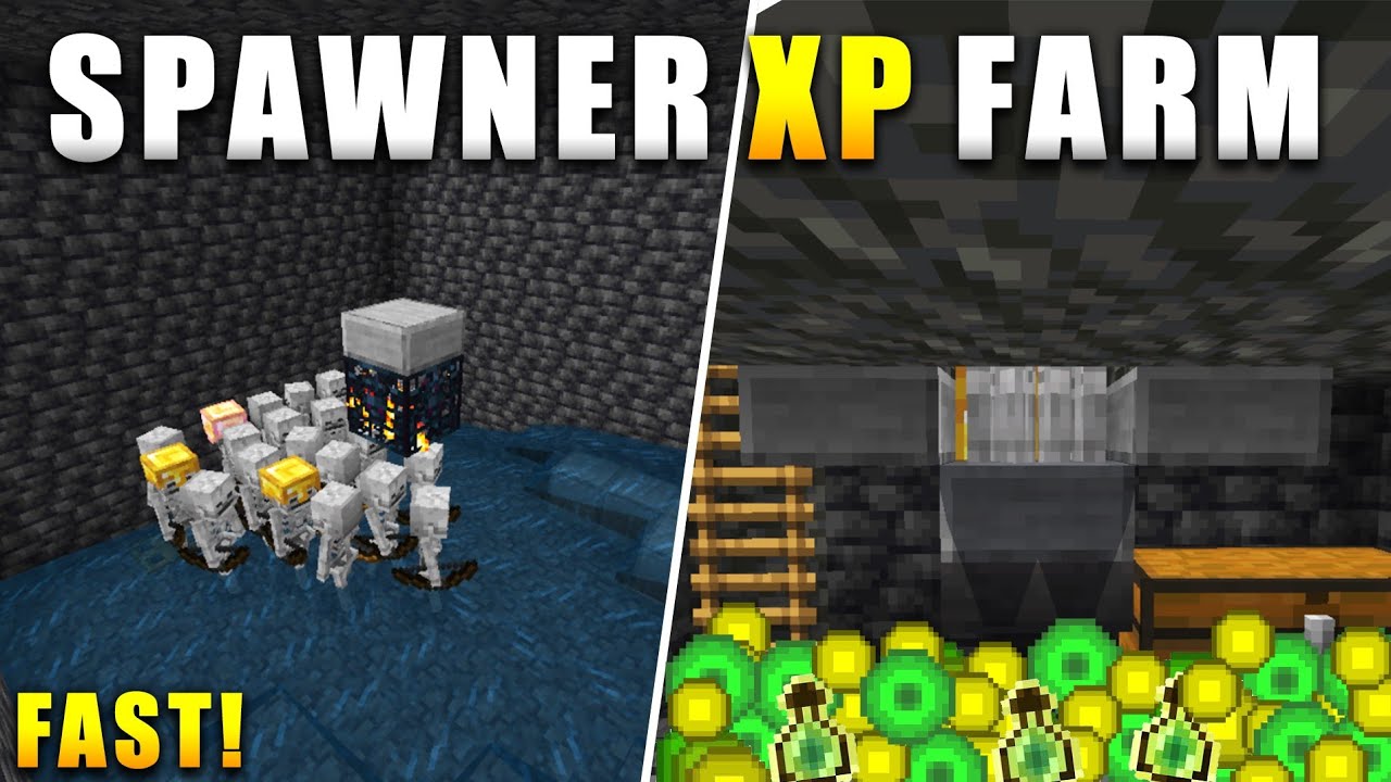 Minecraft Bedrock 1.19 Skeleton and Zombie Spawner XP Farm - YouTube