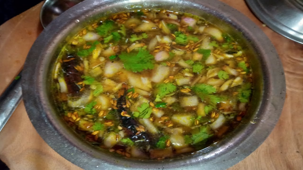 Easy pachi pulusu recipe [ how to make pachi pulusu ] - YouTube