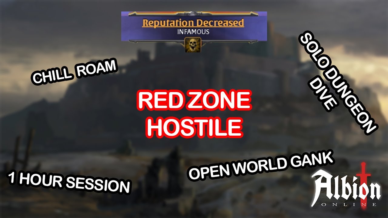 Red Zone Hostile Roam Highlight - Frost Staff - Albion Online - YouTube