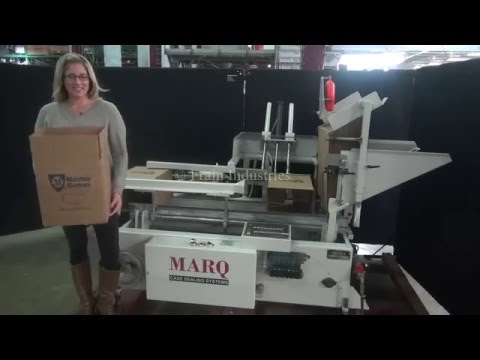 Marq Model HPE Case Erector and Bottom Taper Demonstration - YouTube