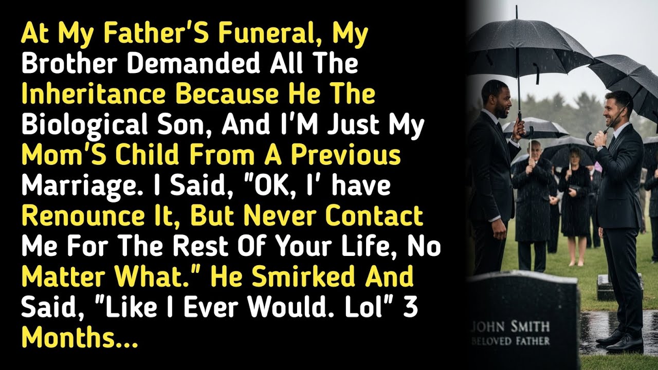 At My Father'S Funeral, My Brother Demanded All The Inheritance Because ...