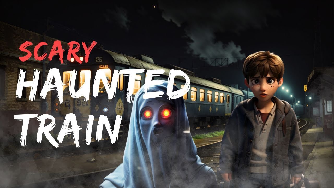 Hunted train | bhutiya train | Hindi horror stories | animated horror ...