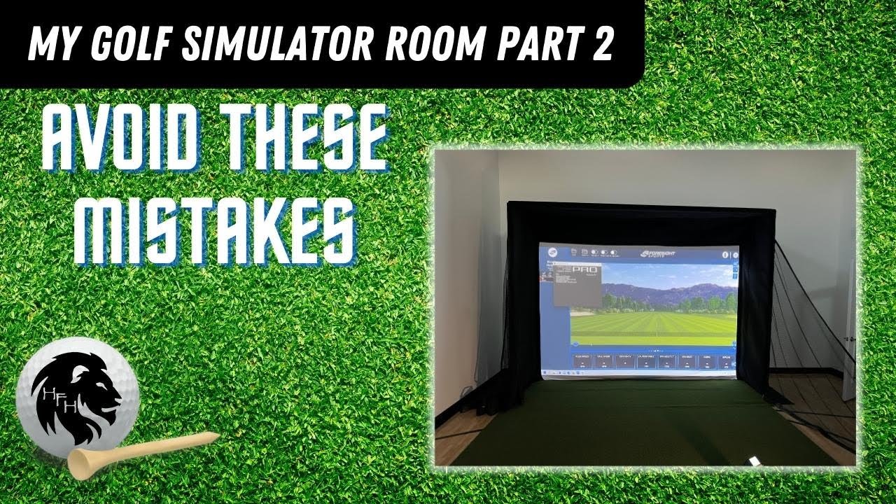 Tips for building your Golf Simulator Bay - Part 2 - HD 1080p - YouTube