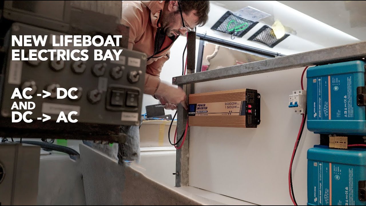 New electrics space for Victron 50 Amp Battery Chargers. Expedition ...