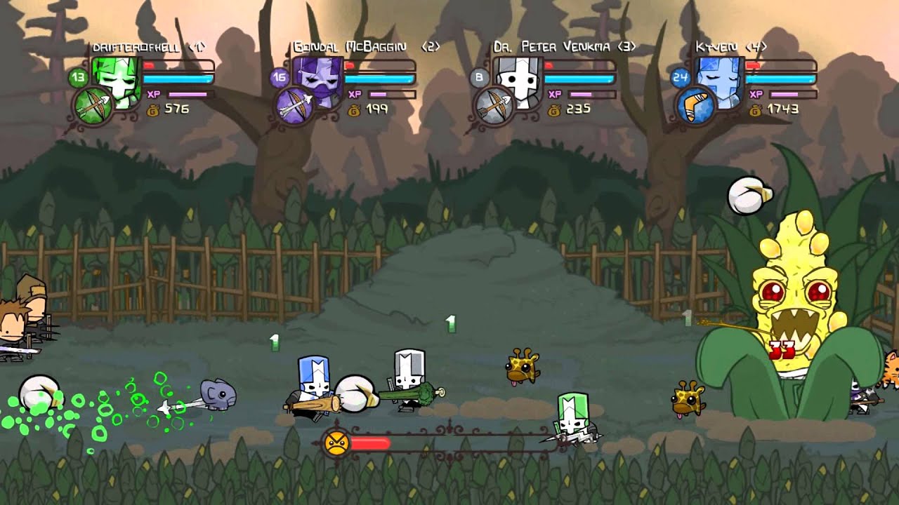 [Castle Crashers] Take a stand against Monsato GMO Corn ! - YouTube