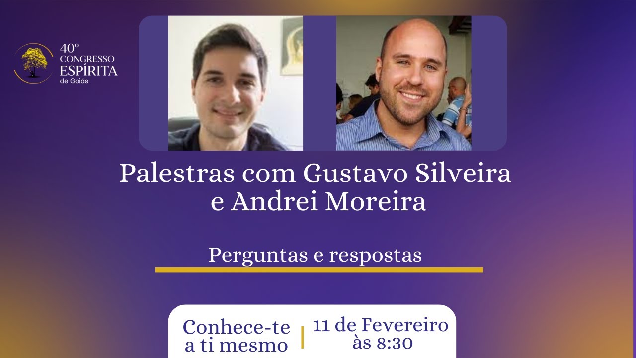 2 Gustavo Silveira E Andrei Moreira 40º Congresso Espírita De Goiás