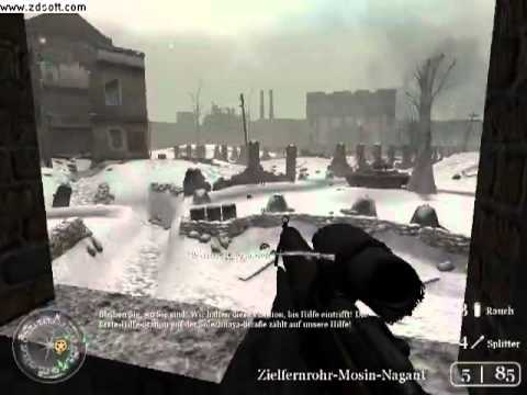 Call of duty 2 German Mod - Demolition Russian Campaign - YouTube