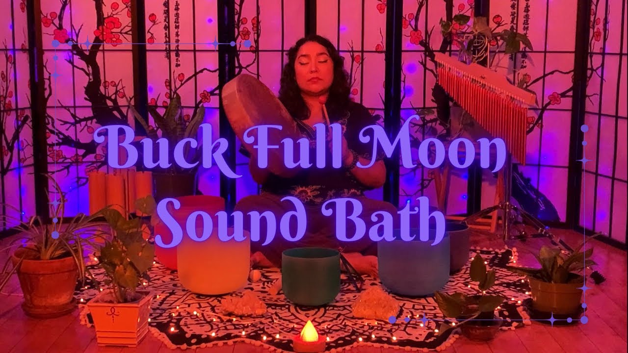 Buck Full Moon in Capricorn ~Crystal Singing Bowl~ Reiki infused Sound ...