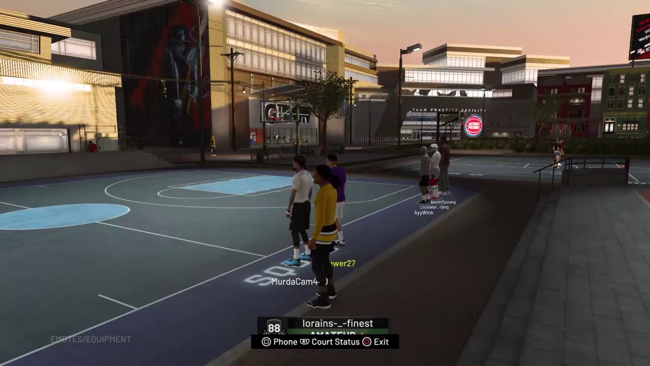 NBA 2K19 Park Gameplay - YouTube