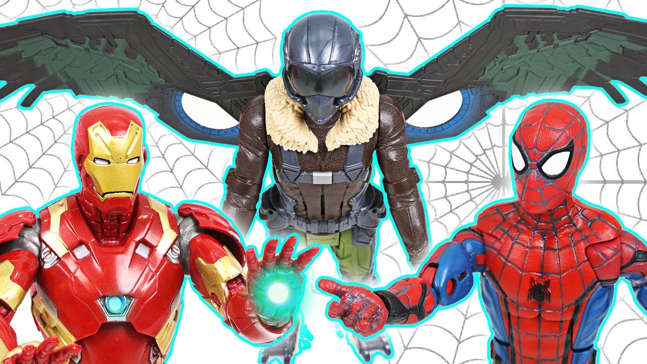 Spider-Man Homecoming! Defeat the villain Vulture with Iron Man ...